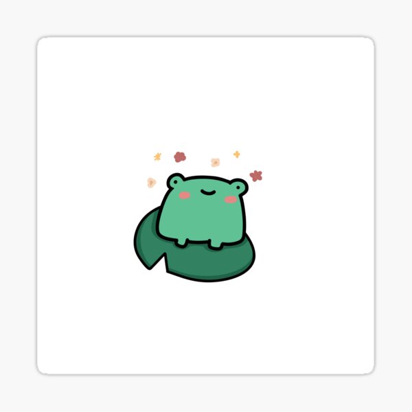 Cute Froggo Sticker For Sale By Smol Nugget Redbubble