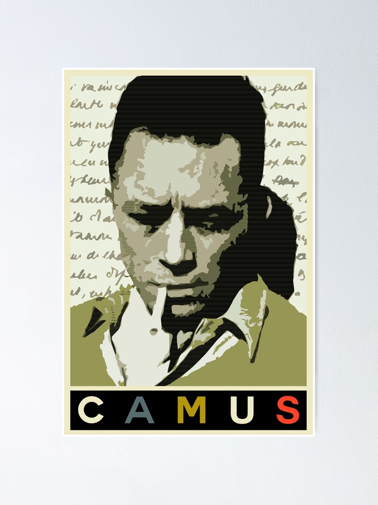 "Albert Camus" Poster for Sale by SUCHDESIGN | Redbubble