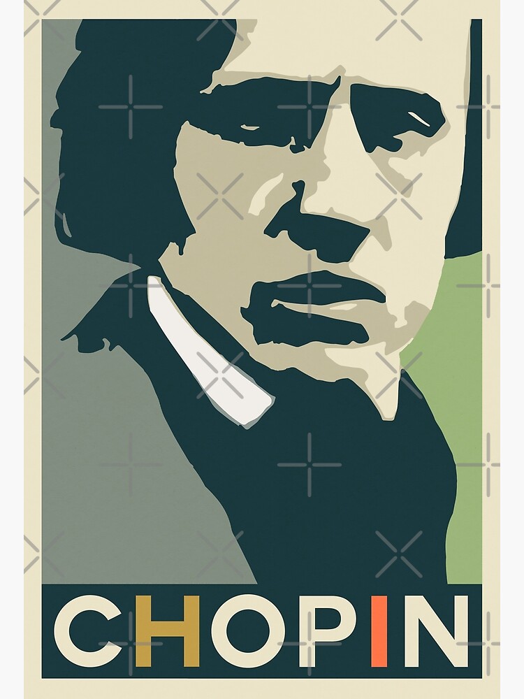 "Chopin" Poster for Sale by SUCHDESIGN | Redbubble