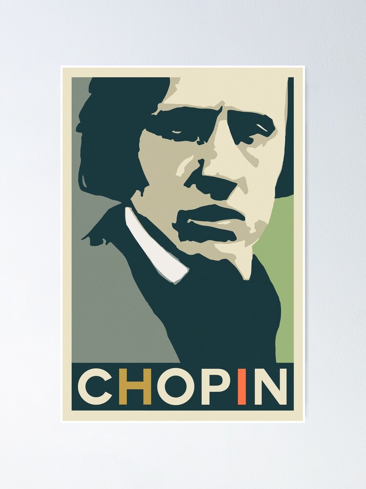 "Chopin" Poster for Sale by SUCHDESIGN | Redbubble