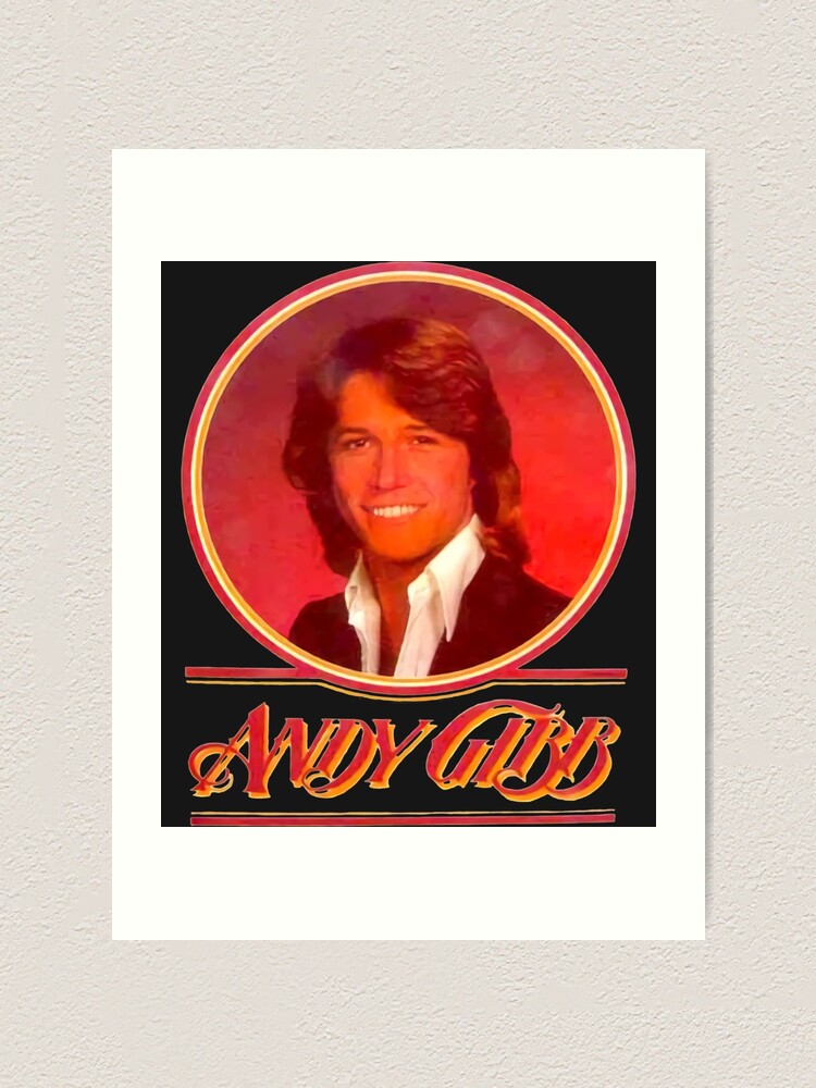 "Andy Gibb Classic Retro Photo Figure" Art Print for Sale by ...