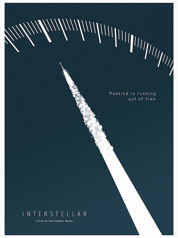 "Interstellar Fan Art Minimalist Poster" Poster for Sale by Zrxam ...