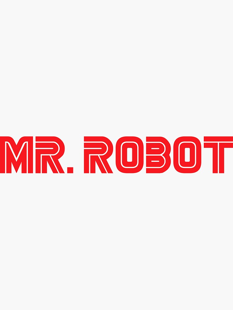 "Mr. Robot - Mr. Robot" Sticker for Sale by SpaceNigiri | Redbubble