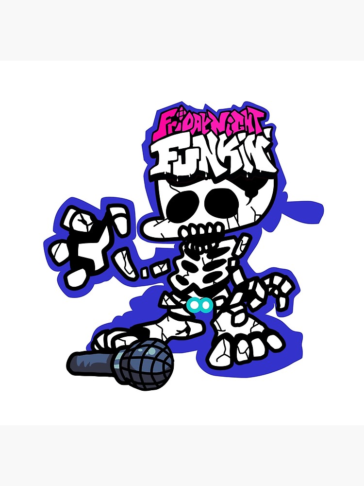 Lámina fotográfica «FNF Boyfriend Gameover» de Sticker-Flix | Redbubble