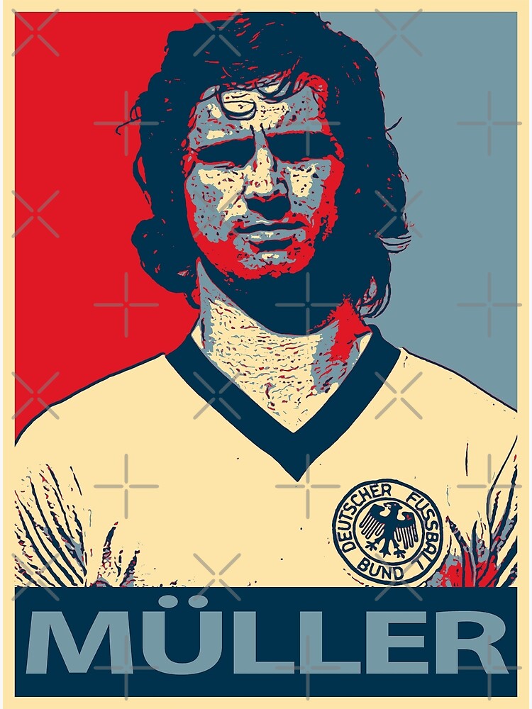 "Gerd Muller" Poster by Wispery | Redbubble