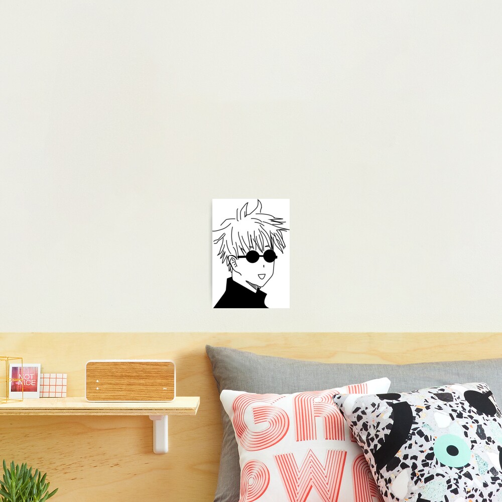 "gojo satoru funny face " Photographic Print for Sale by karaf94 ...