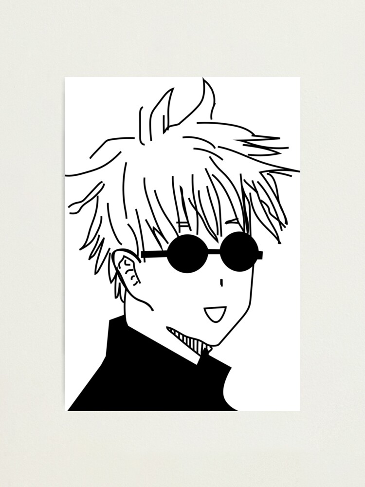 "gojo satoru funny face " Photographic Print for Sale by karaf94 ...