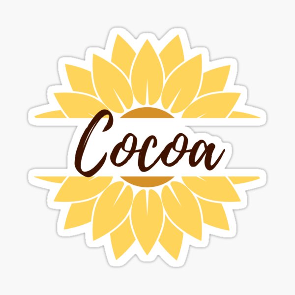 "Cocoa Jar Labels" Sticker for Sale by GoodThingsOnly | Redbubble