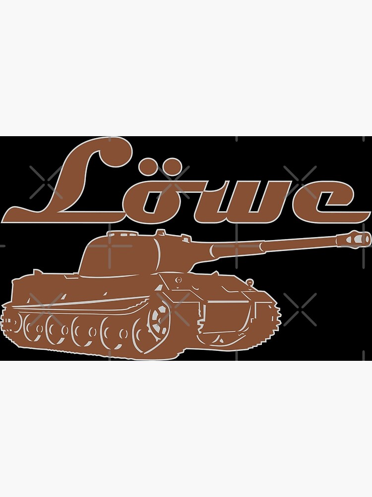 "German tank Lowe" Poster by FAawRay | Redbubble
