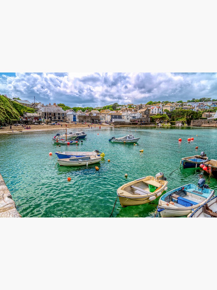 "Gorran Haven harbour Cornwall" Sticker for Sale by acceleratorhams ...