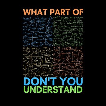 "Do you understand?" Poster for Sale by CecileMJ | Redbubble