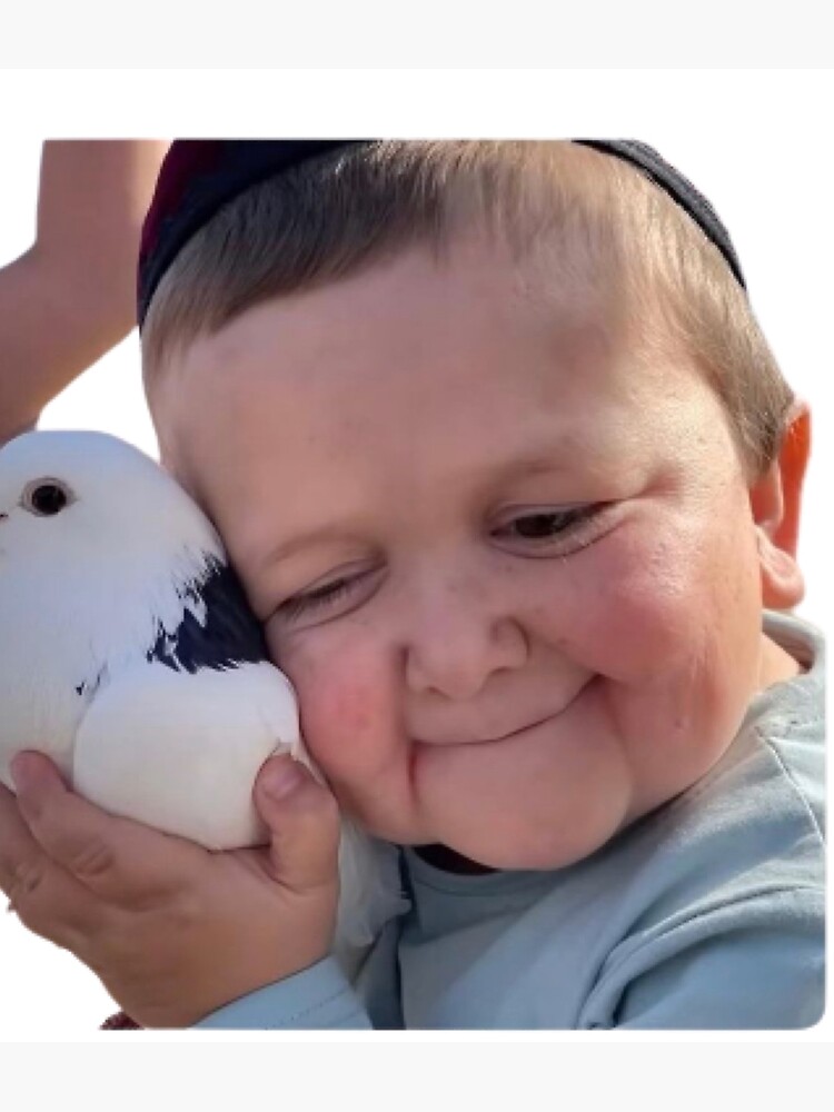 "Hasbulla cute with bird" Art Print by AyoubFt | Redbubble