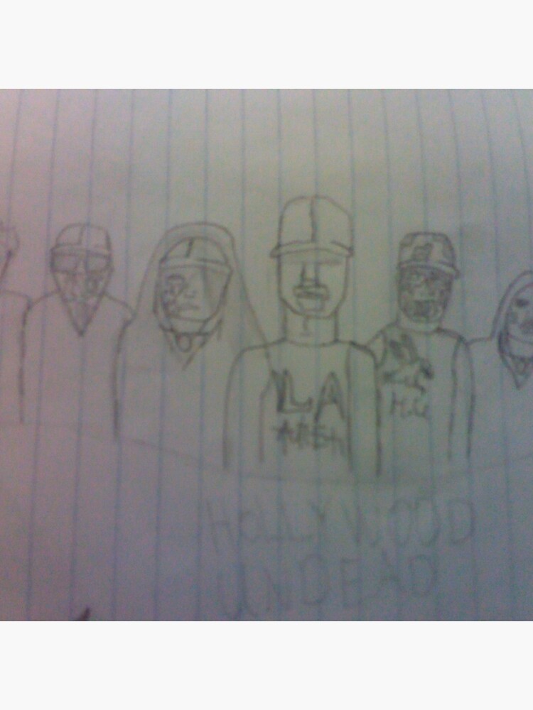 "Hollywood Undead 2012 Fan Art Design Vintage Nostalgia Drawing Meme ...