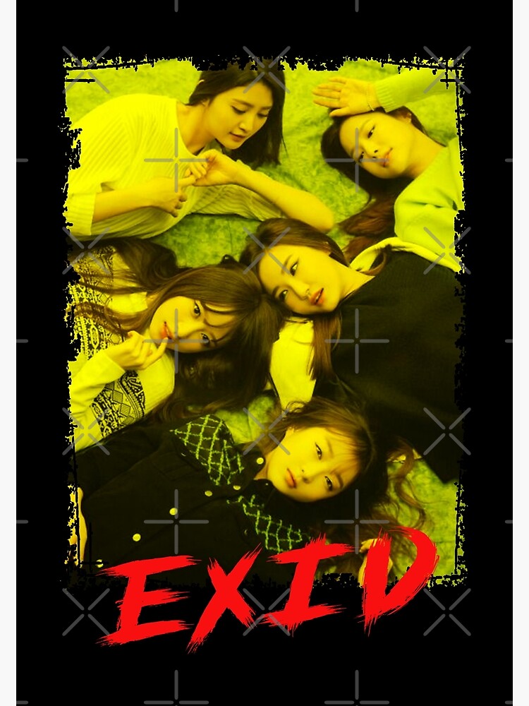 "EXID Kpop Group Members Yellow Korean Kpop RGB Color Design" Poster by ...