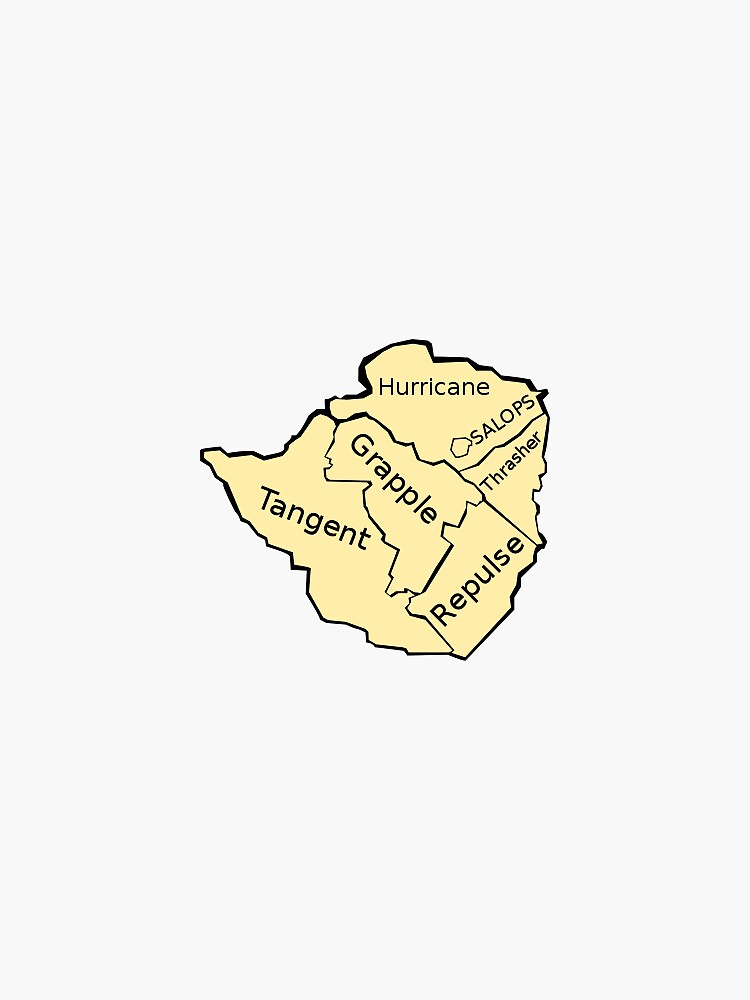 "Rhodesian Bush War Operational Areas" Sticker for Sale by JungleGreen ...