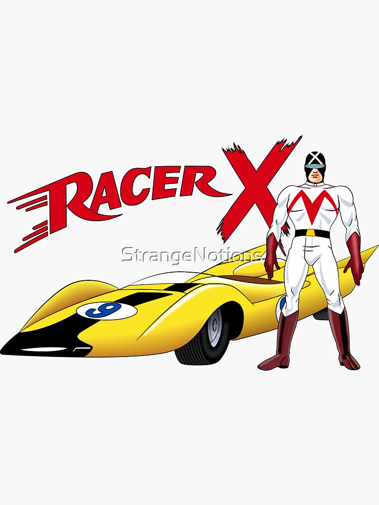 "Racer X Tribute to Original 60s Speed Racer Cartoon Series" Sticker ...