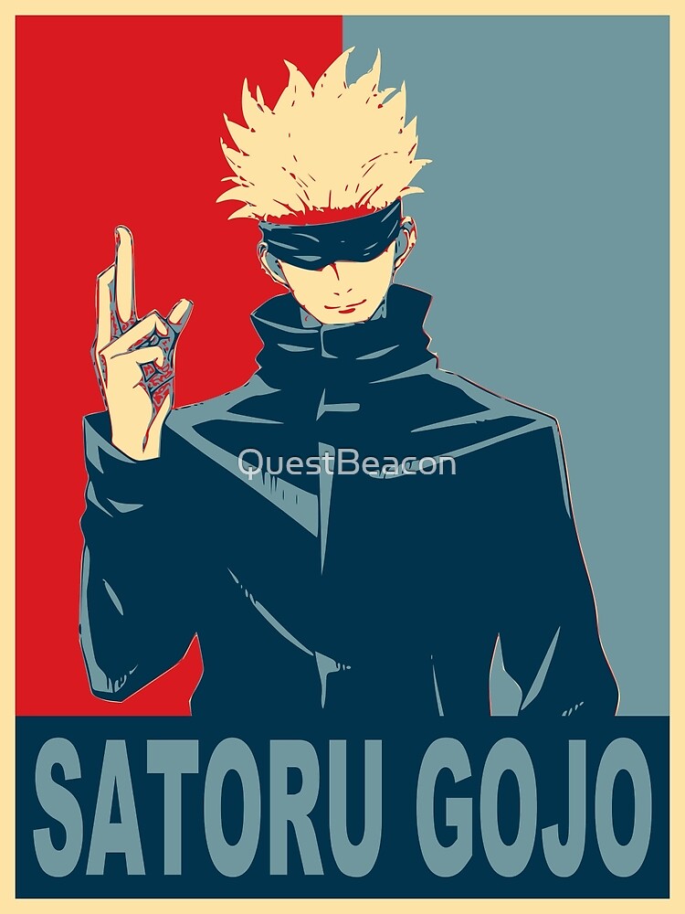 "Satoru Gojo Hope Poster" Poster by QuestBeacon | Redbubble