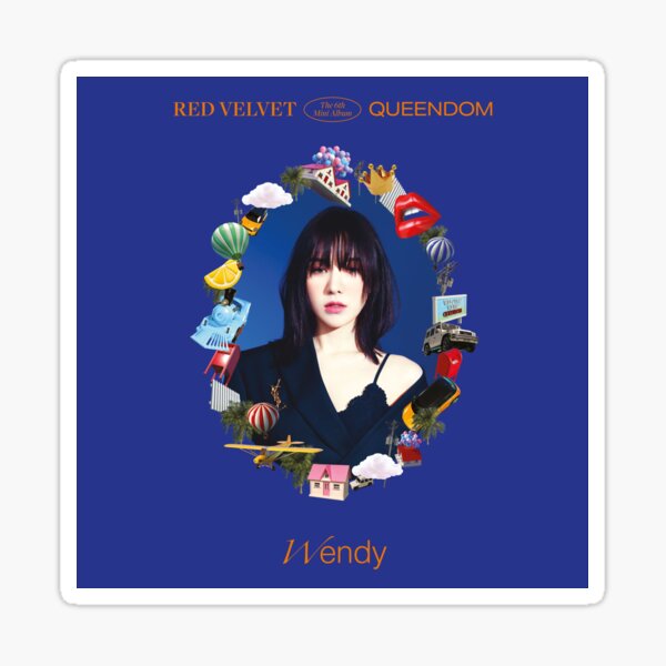 "wendy queendom red velvet" Sticker for Sale by antichristism | Redbubble