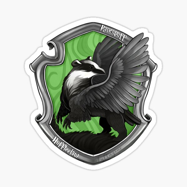 "Ravenpuff/Huffleclaw " Sticker for Sale by Faltazius | Redbubble