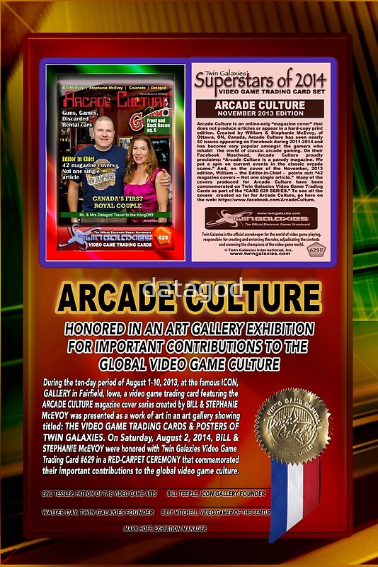 "Arcade Culture Award (by Walter Day)" by datagod | Redbubble
