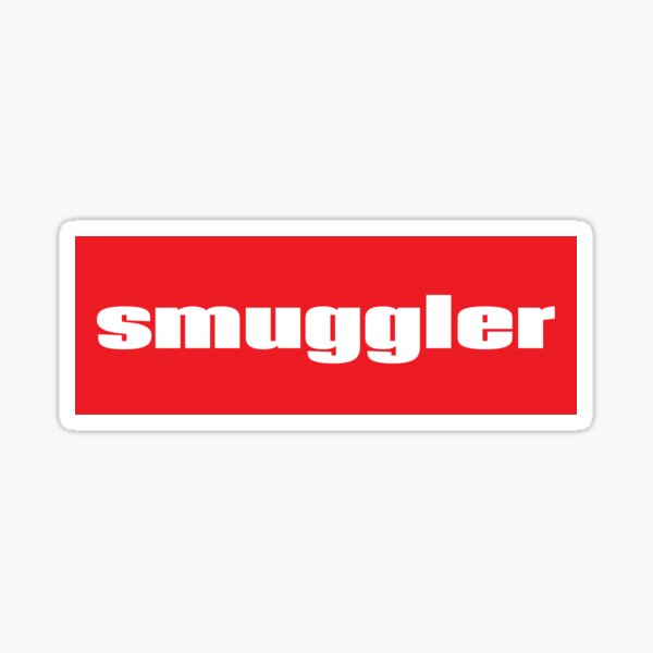 "Smuggler" Sticker for Sale by WithDistinction | Redbubble