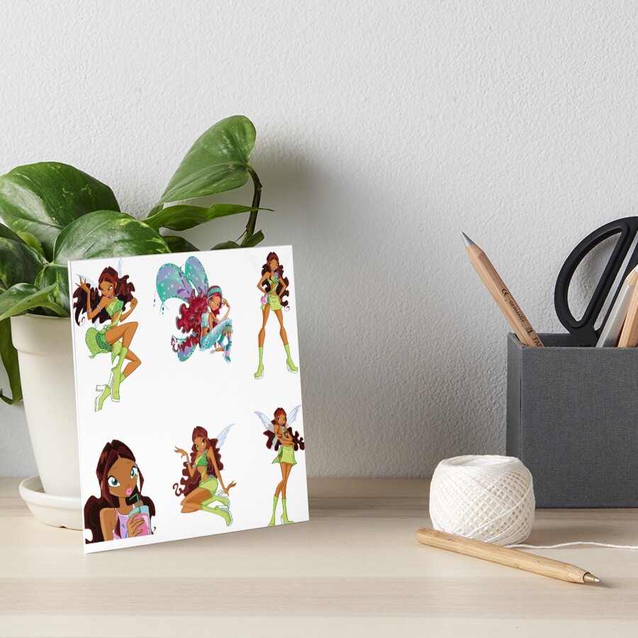 "Winx club aisha sticker pack" Art Board Print for Sale by ...