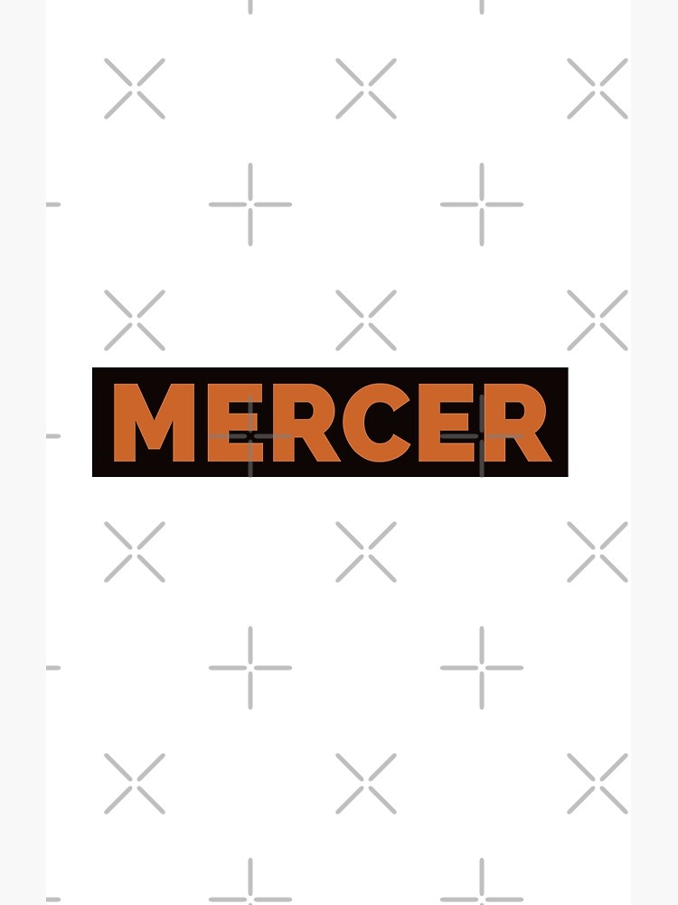 "Mercer logo" Poster by CCBS | Redbubble