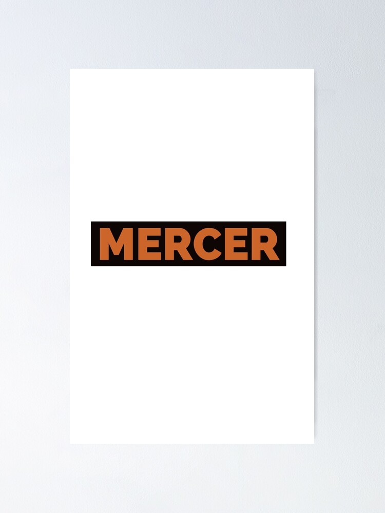 "Mercer logo" Poster by CCBS | Redbubble