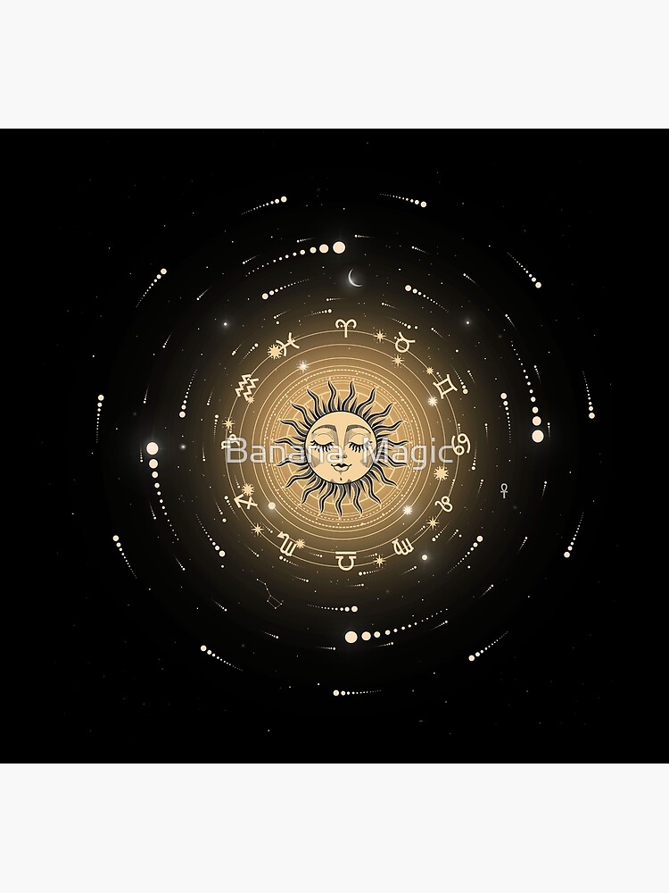"Astrology sun and moon chart" Poster for Sale by Soleii | Redbubble