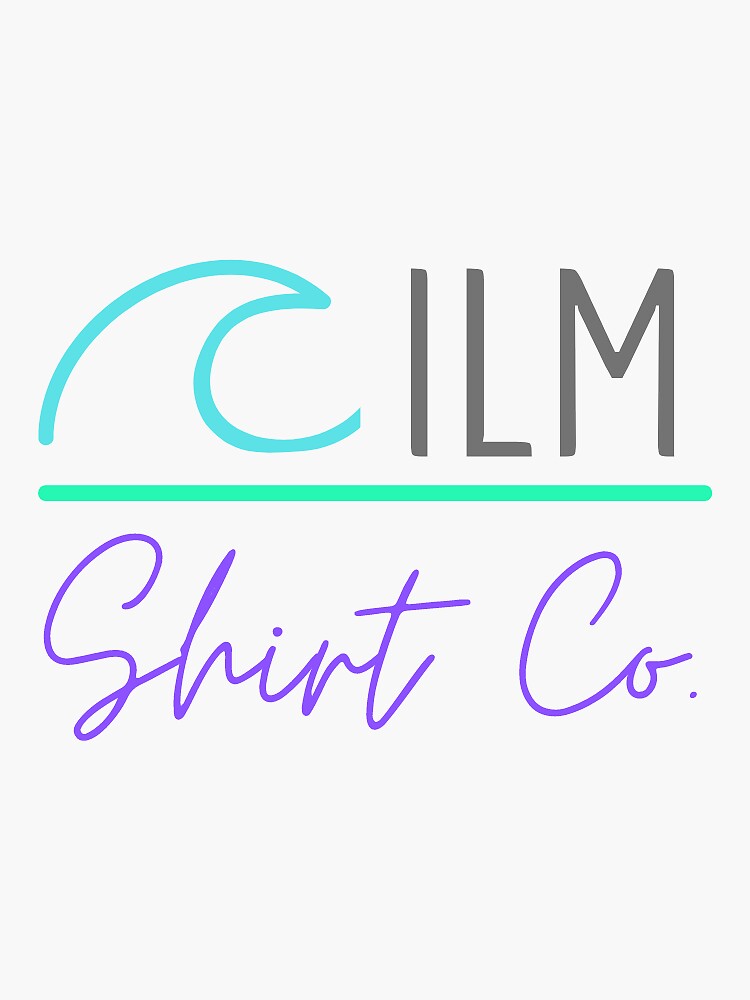 "ILM Shirt Co" Sticker by Mazagtr | Redbubble
