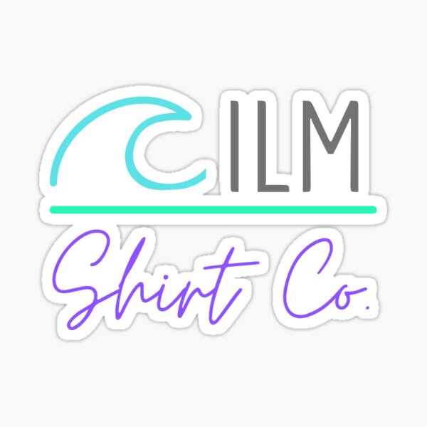 "ILM Shirt Co" Sticker by Mazagtr | Redbubble