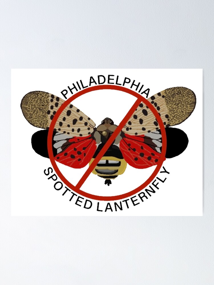 "Spotted Lanternfly" Poster by radiantdark | Redbubble