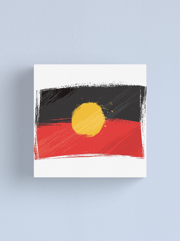 "Aboriginal Flag National Sorry Day Australia" Canvas Print for Sale by ...