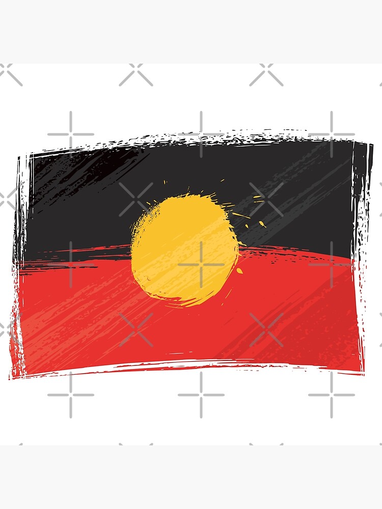 "Aboriginal Flag National Sorry Day Australia" Canvas Print for Sale by ...