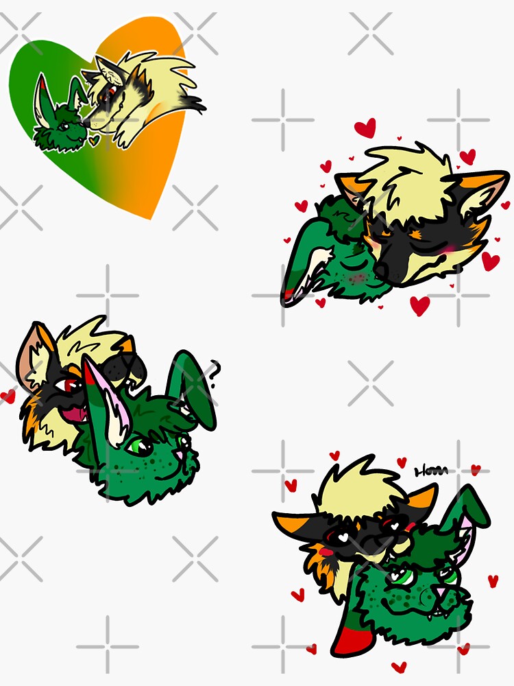 "BakuDeku cursed emoji sticker pack , funny, furry, anime, mha, plus ...