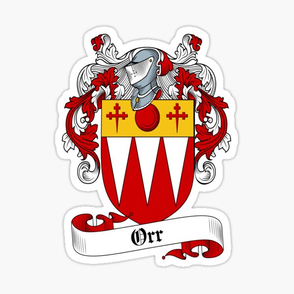 "Orr" Sticker by HaroldHeraldry | Redbubble
