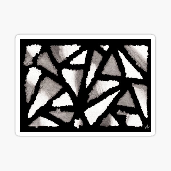 "GEOMETRIA #2b" Sticker for Sale by ArsCorvinus | Redbubble