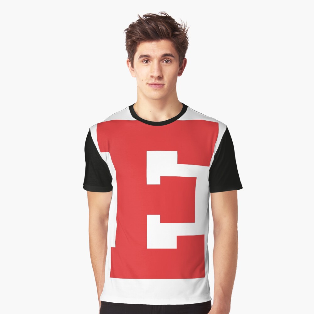 "Alphabet, Red E, Sports letter E" Sticker for Sale by TheCultStuff ...