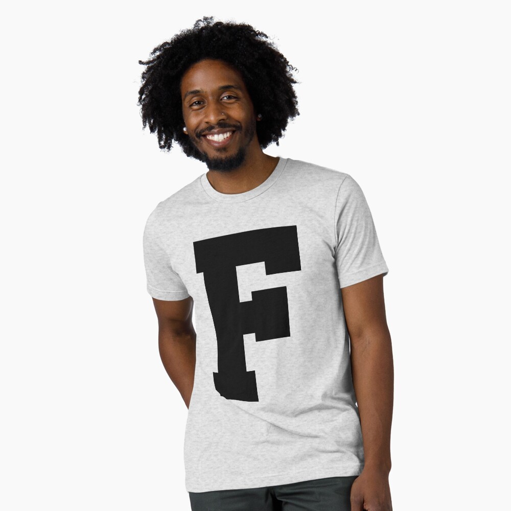 "Alphabet, Black F, Sports letter F" Sticker for Sale by TheCultStuff ...