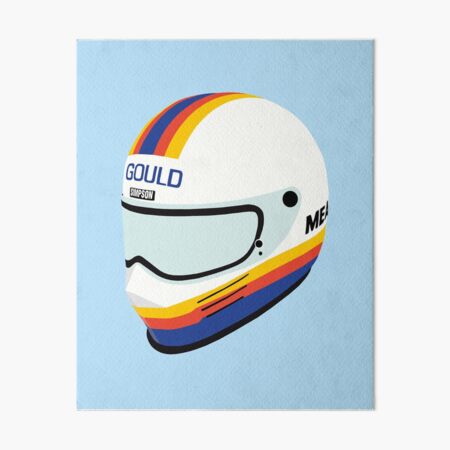 "Rick Mears Indy 500 (1979) retro helmet" Art Board Print by ...