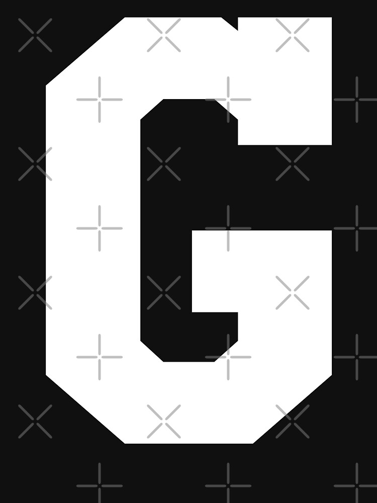 "Alphabet, White G, Sports letter G" T-shirt for Sale by TheCultStuff ...