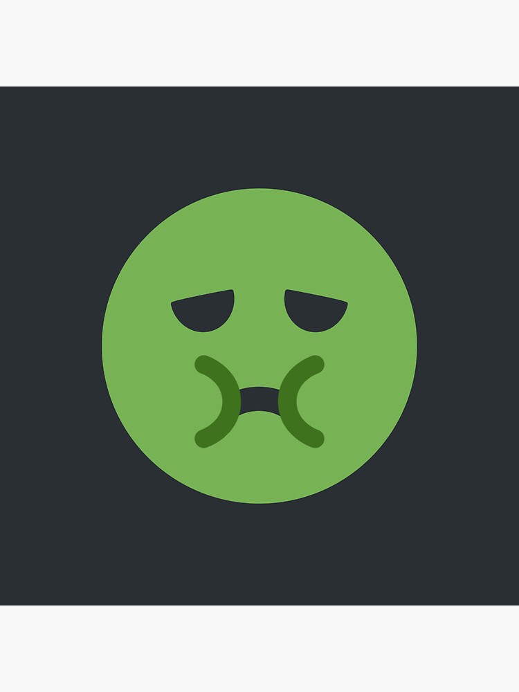 "Barf emoji" Sticker for Sale by FiizaWaheed | Redbubble