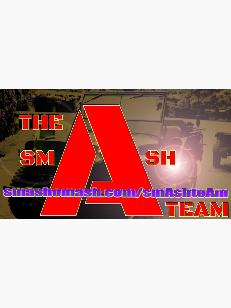 "THE smAsh teAm " Sticker for Sale by smAshomAsh | Redbubble