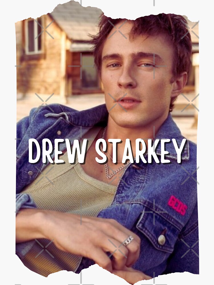 "Drew Starkey" Sticker for Sale by Prossori | Redbubble