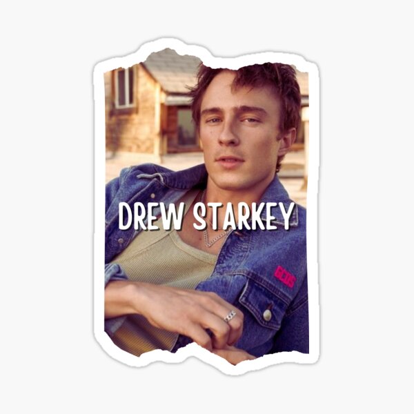 "Drew Starkey" Sticker for Sale by Prossori | Redbubble