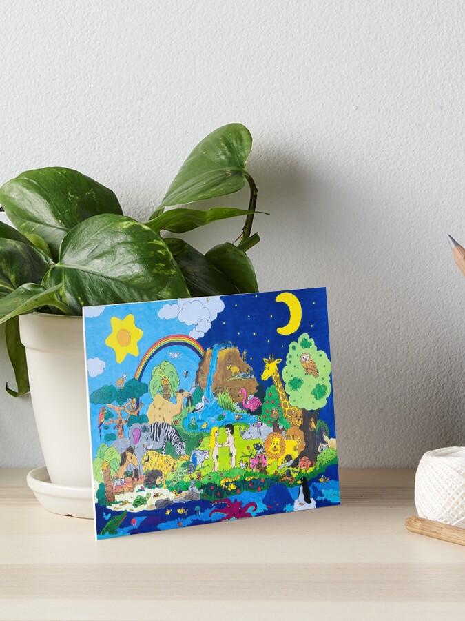 "God's creation hidden object" Art Board Printundefined by ...