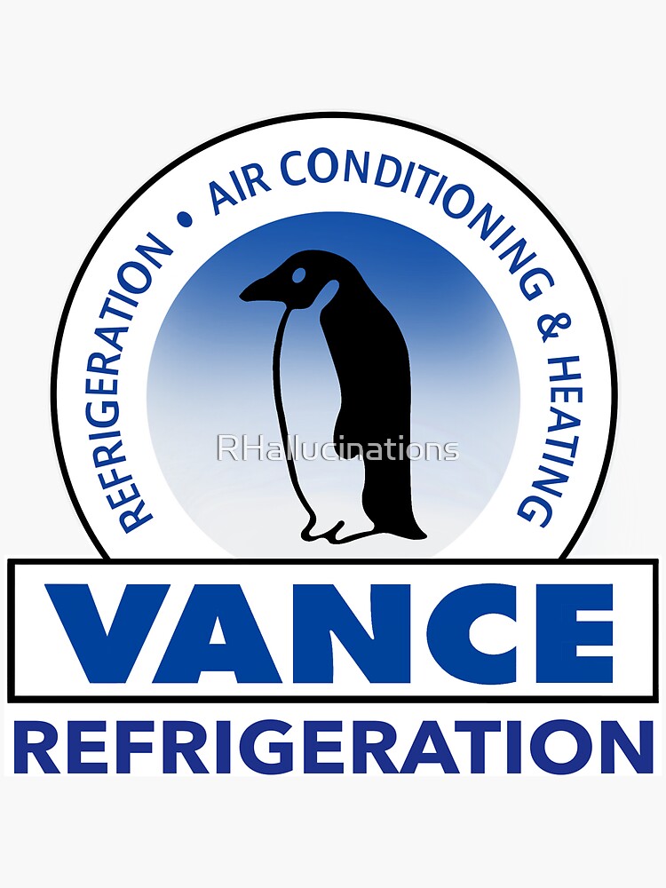 "Vance Refrigeration" Sticker for Sale by RHallucinations | Redbubble