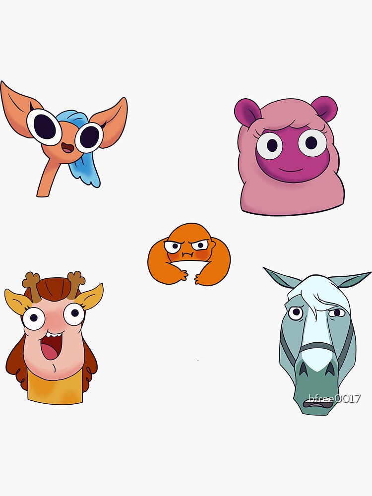 "Centaurworld Heads 1" Sticker for Sale by bfree0017 | Redbubble