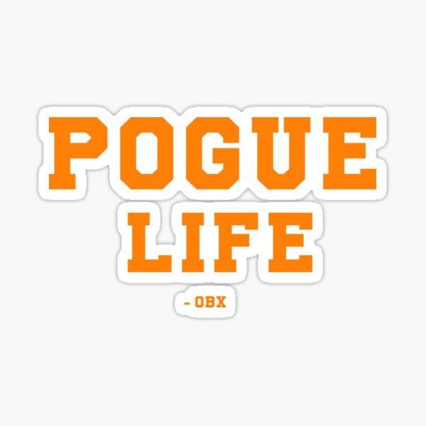 "POGUE LIFE OUTER BANKS" Sticker for Sale by AMGHNOUSS | Redbubble
