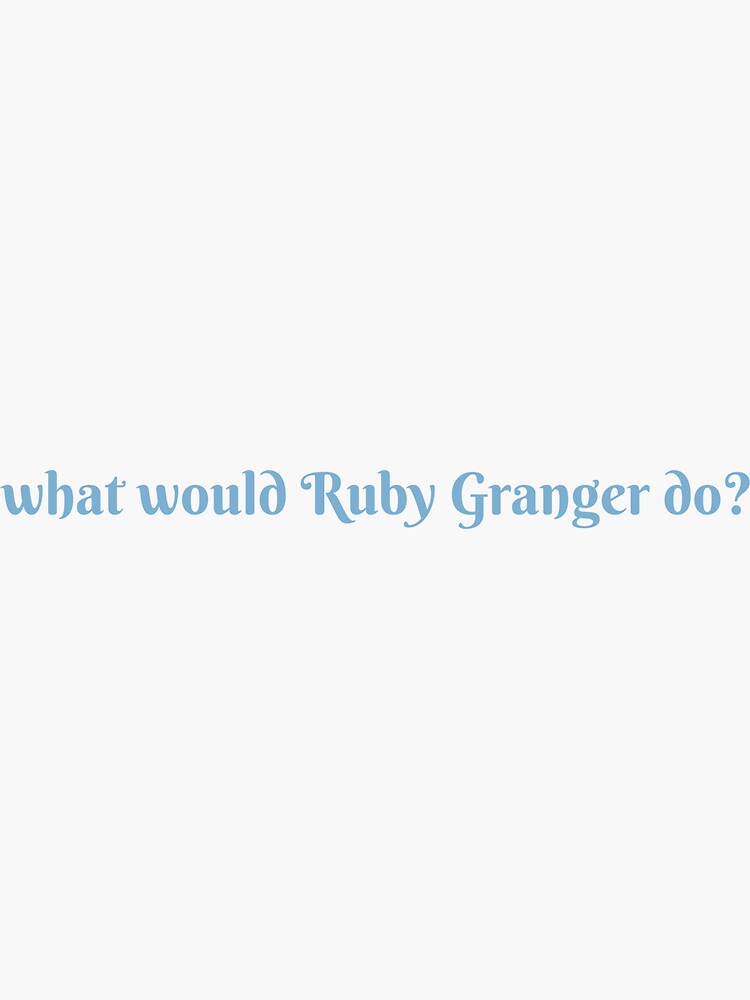 "what would ruby granger do? studytuber motivational for studying ...